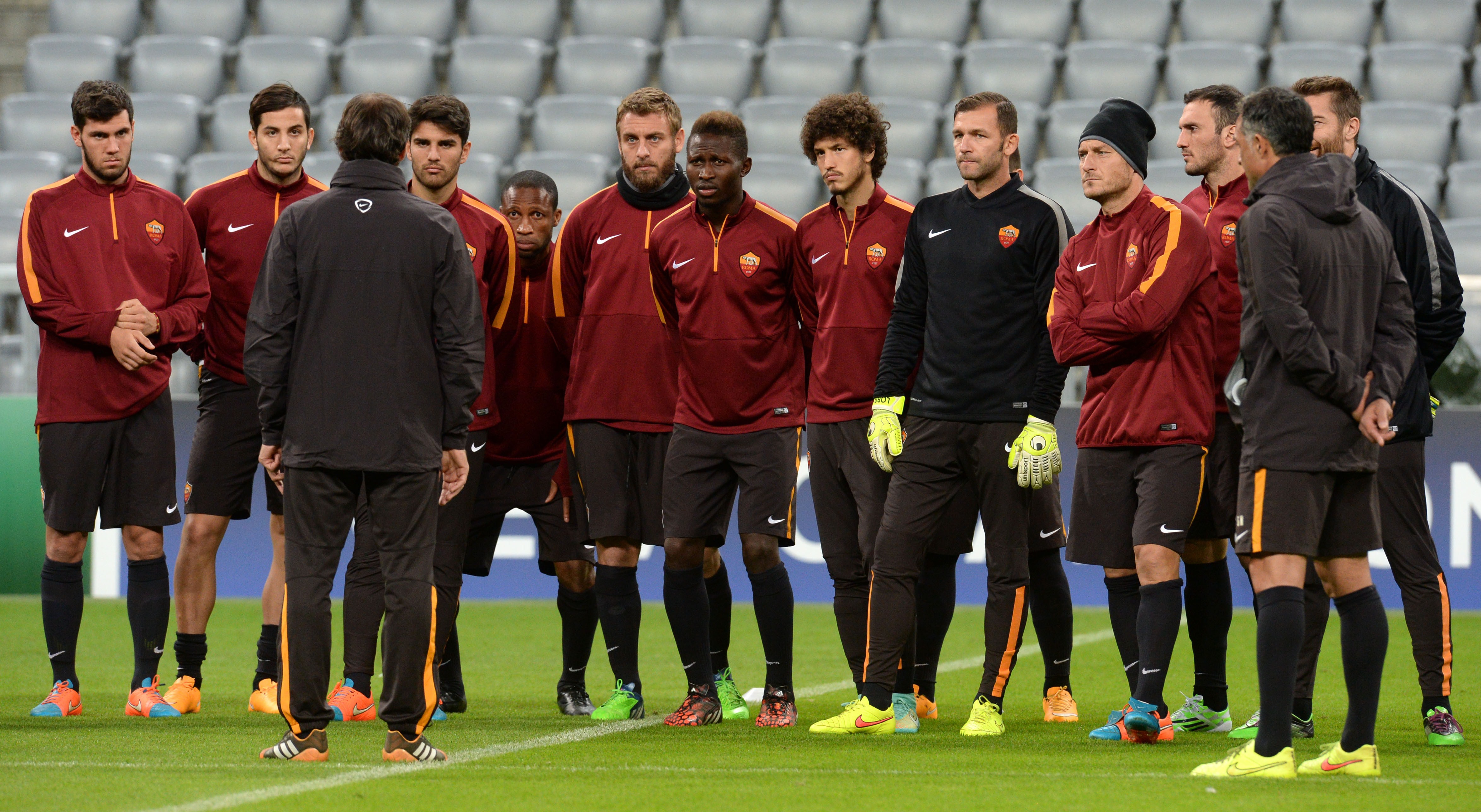 Roma, il giorno della verità. Prima dell'allenamento faccia a faccia ...